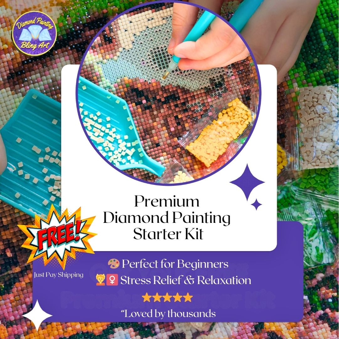 DIY Diamond Painting Kit for Beginners & Experts | Diamond Painting ...