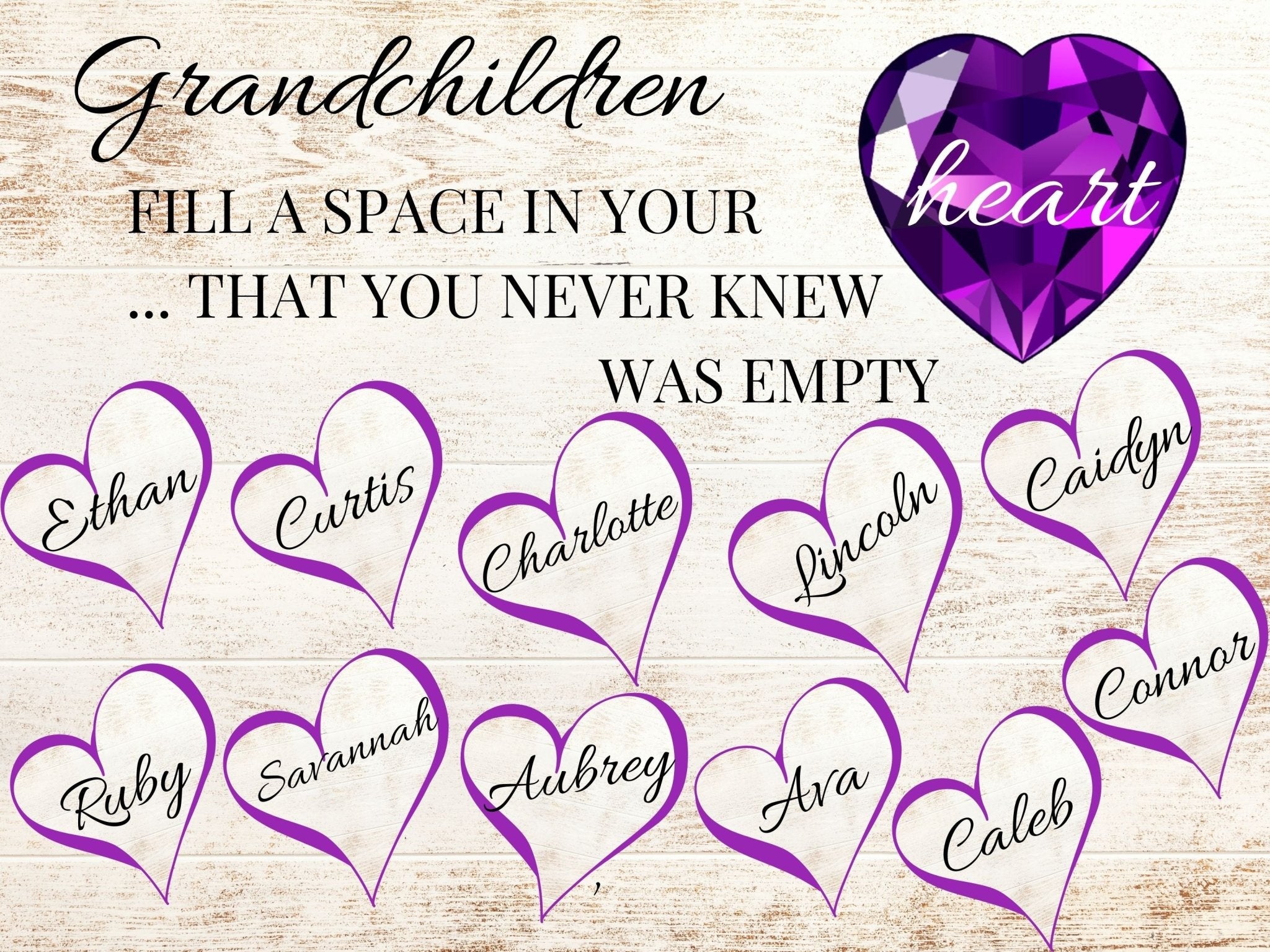 Personalized Grandchildren – Diamond Painting Bling Art