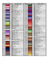 DMC Color Chart – Diamond Painting Bling Art
