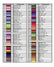 DMC Color Chart – Diamond Painting Bling Art